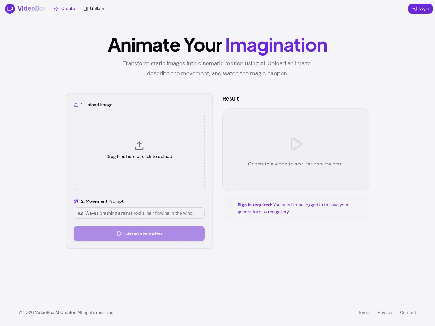 VideoBox Creator