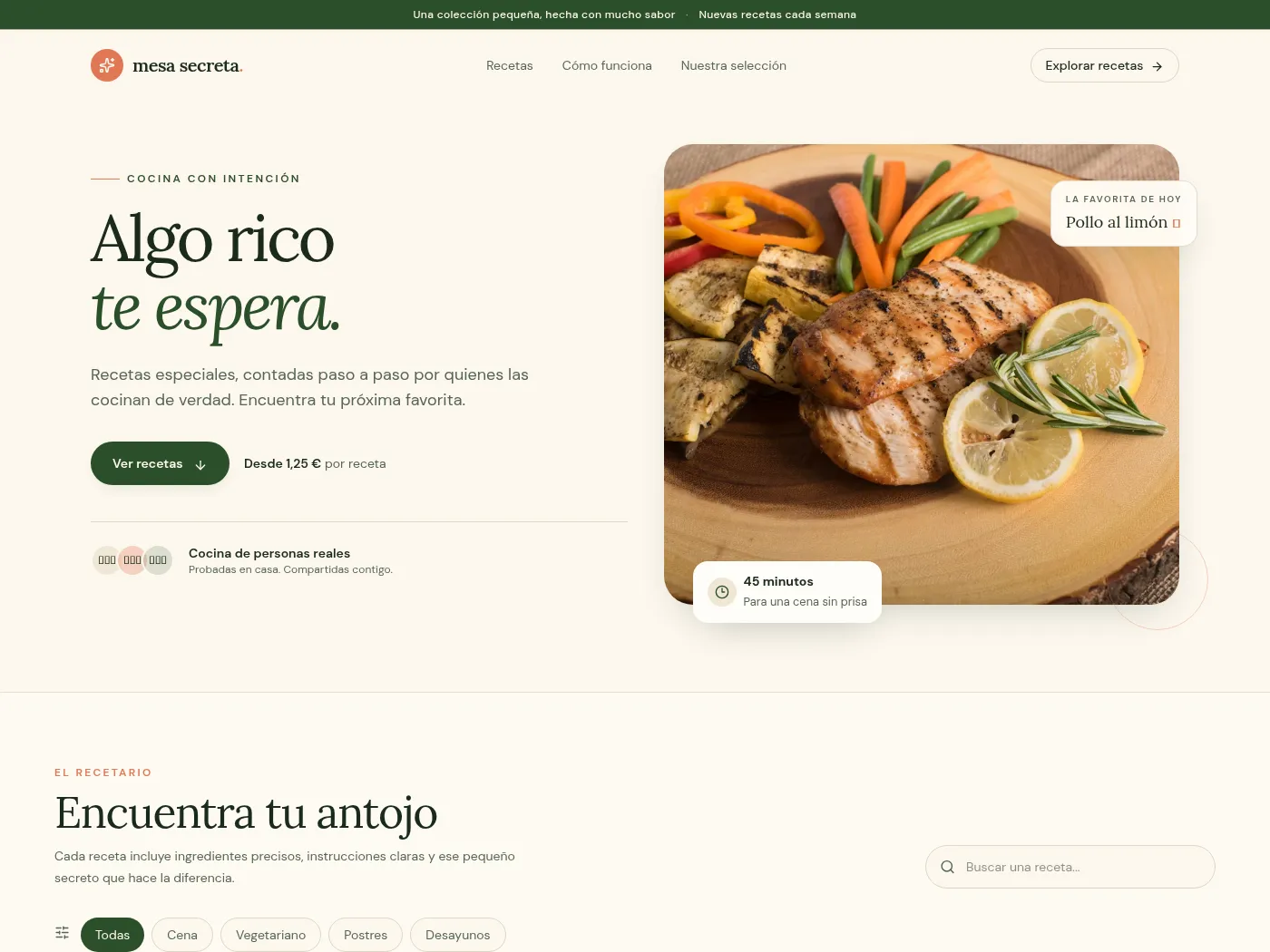 Recetas Premium