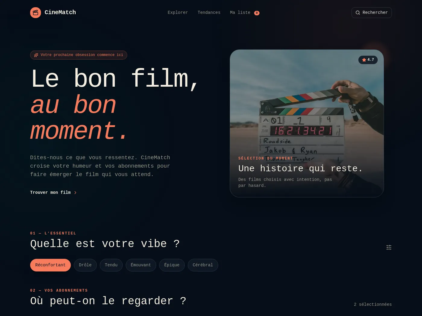 CineMatch Finder