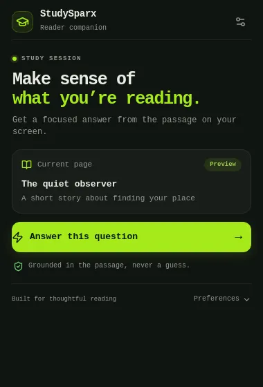 StudySparx Assistant