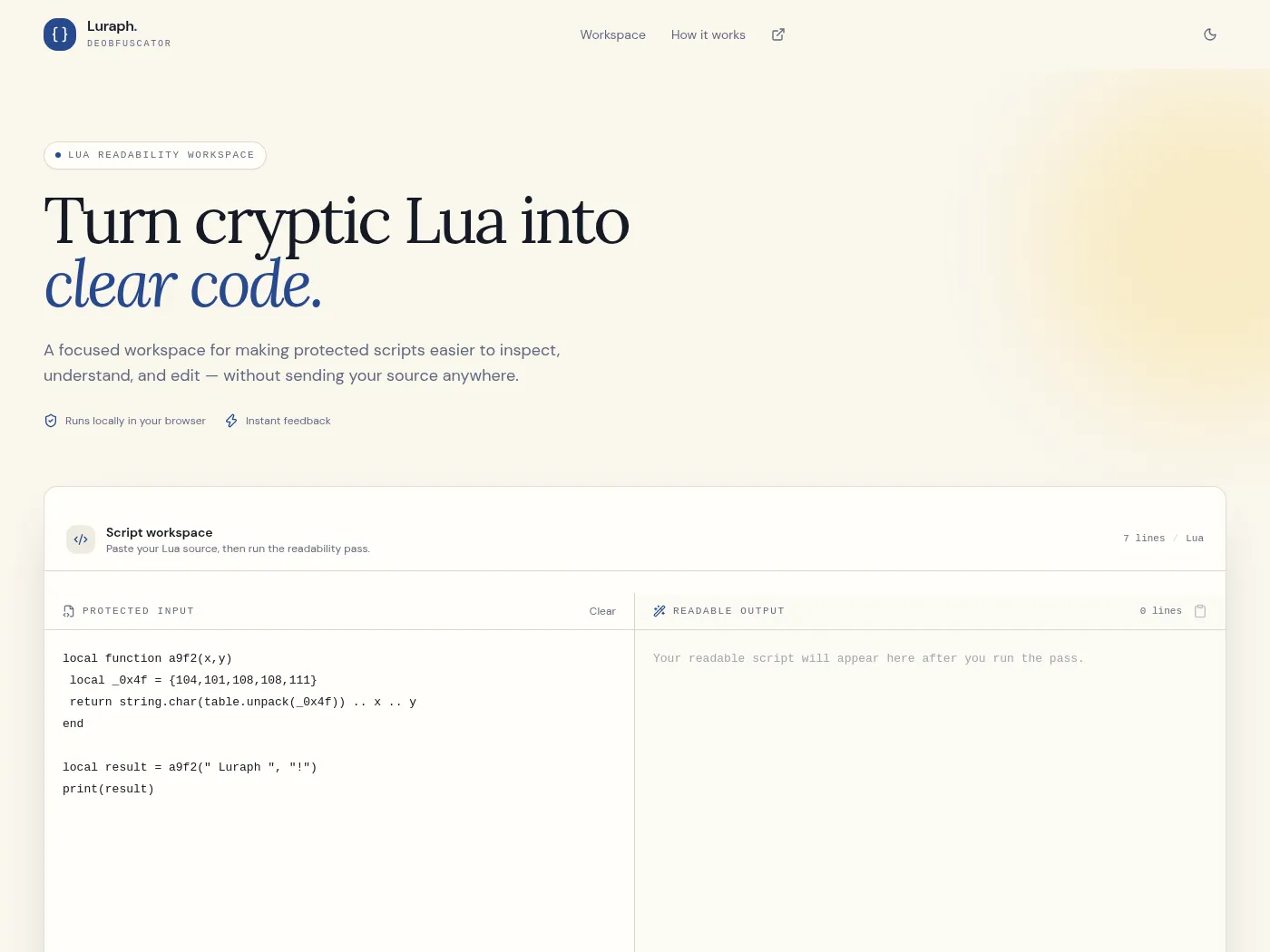 Luraph Deobfuscator Tool