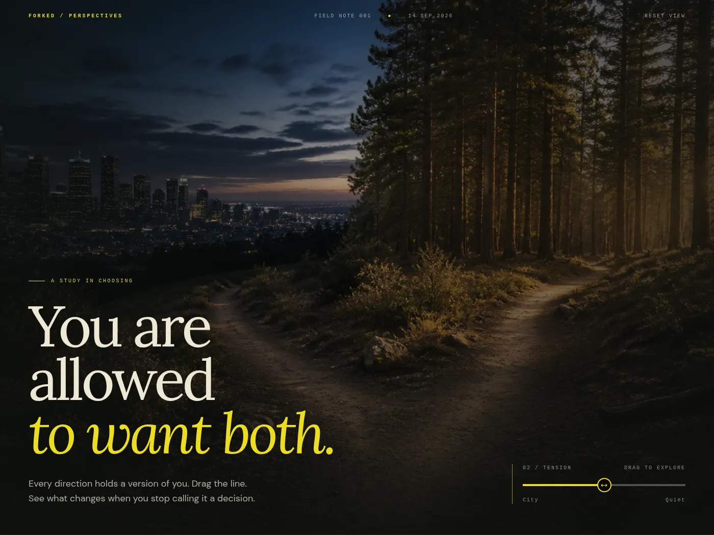 Forked Perspectives