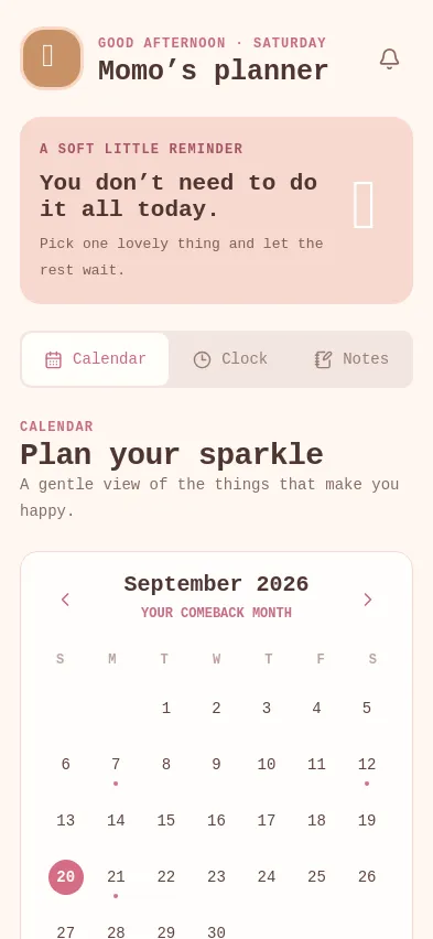 Capybara Kpop Planner