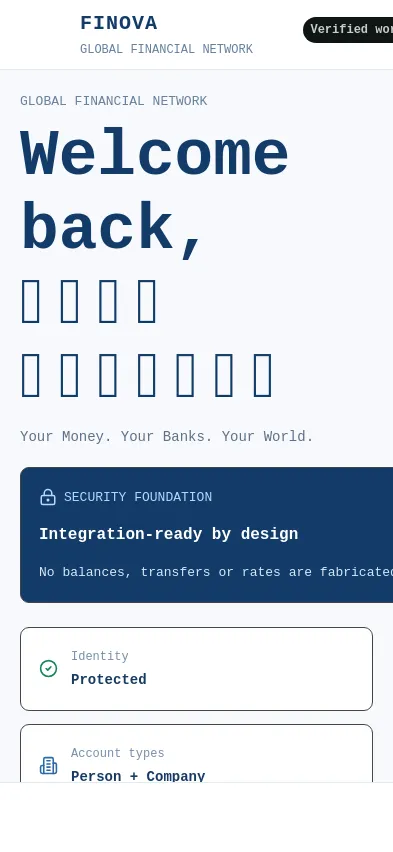FINOVA Global Fintech App