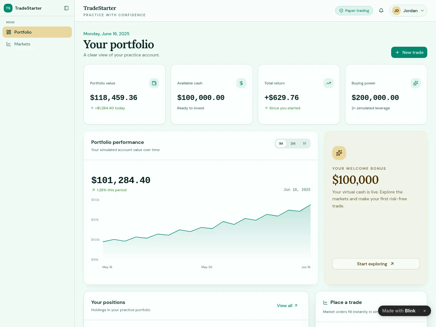 TradeStarter App