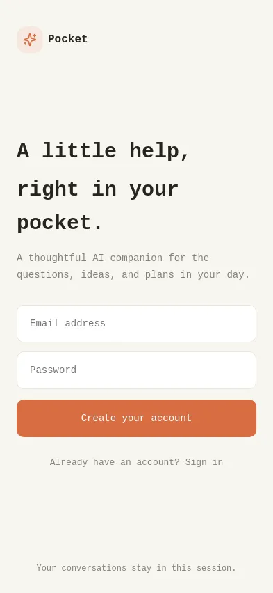 Pocket AI Assistant