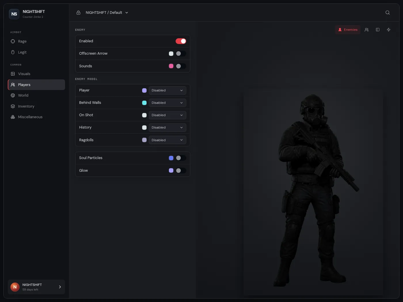 IMGUI Menu Replica