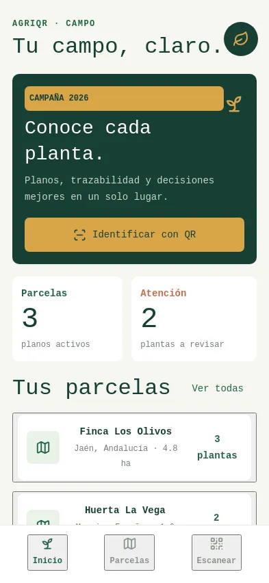 AgriQR Plant Tracker