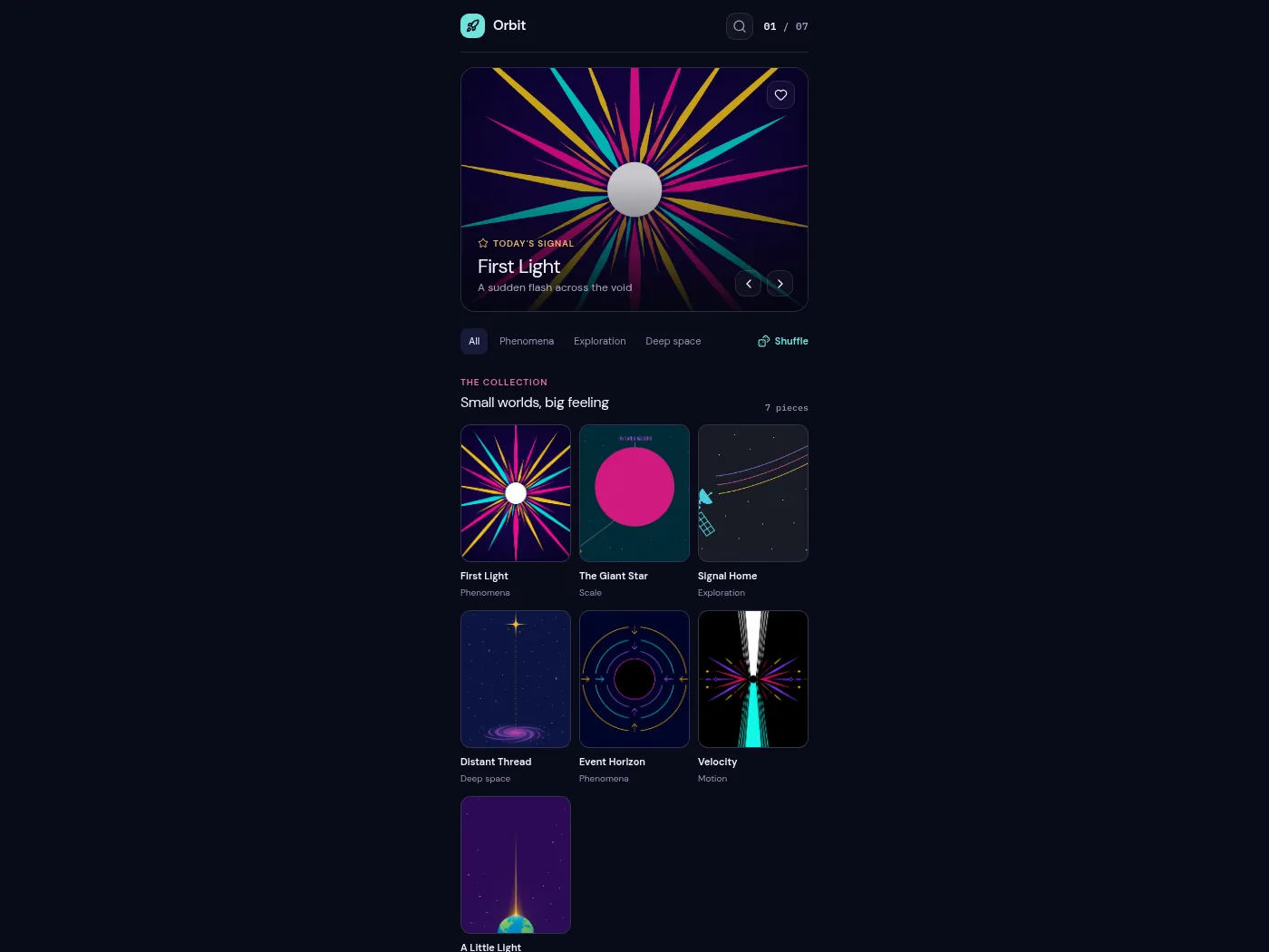 Minimal Space Art Extension