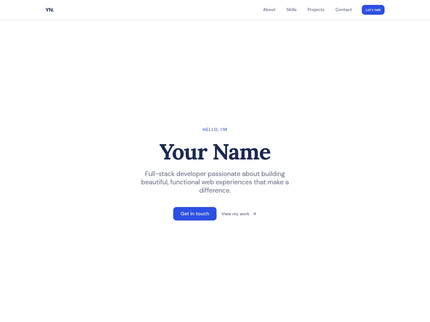About Me Site