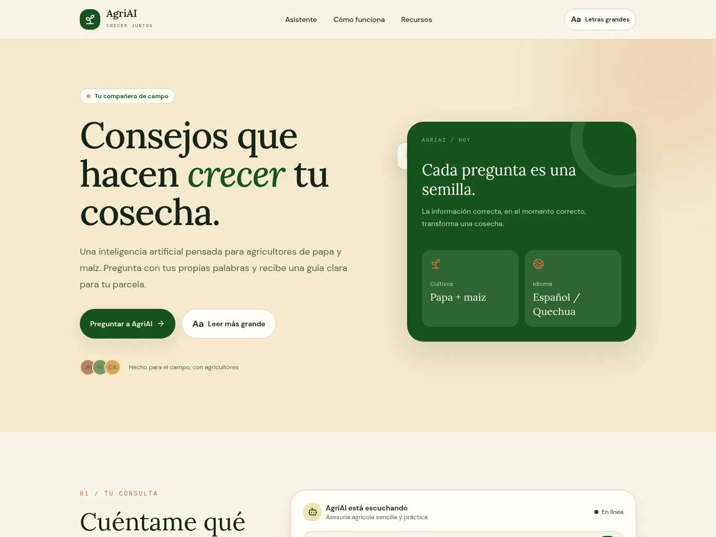 AgriAI Asistente Para Agricultores