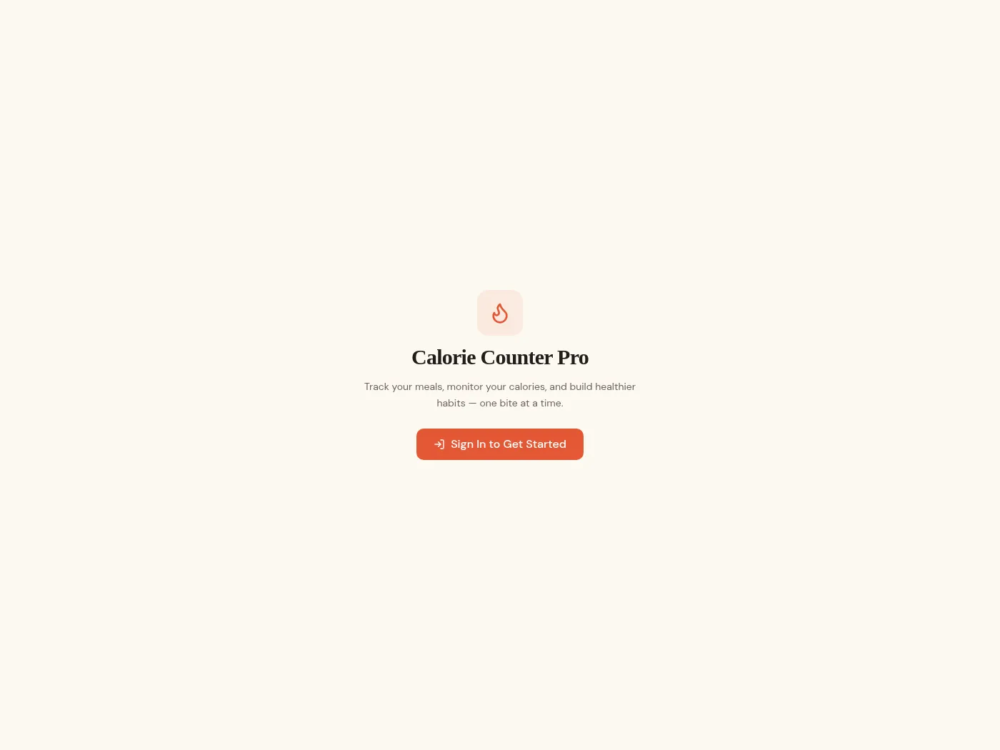 Calorie Counter Pro