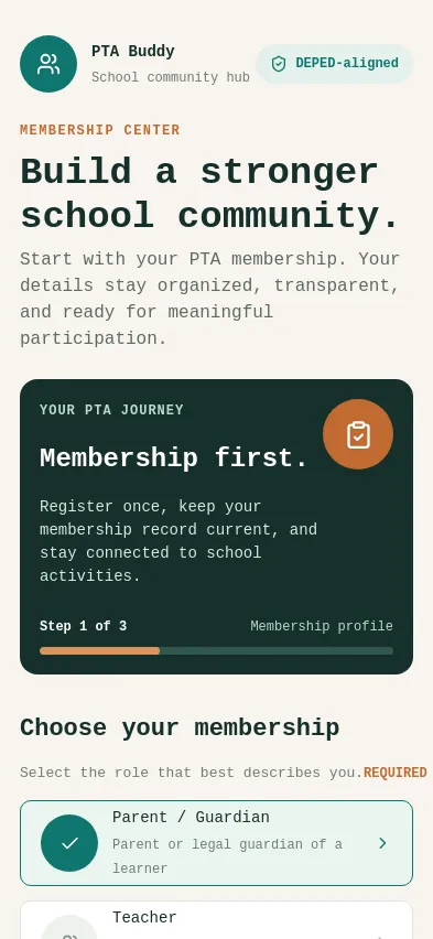 PTA Buddy Mobile