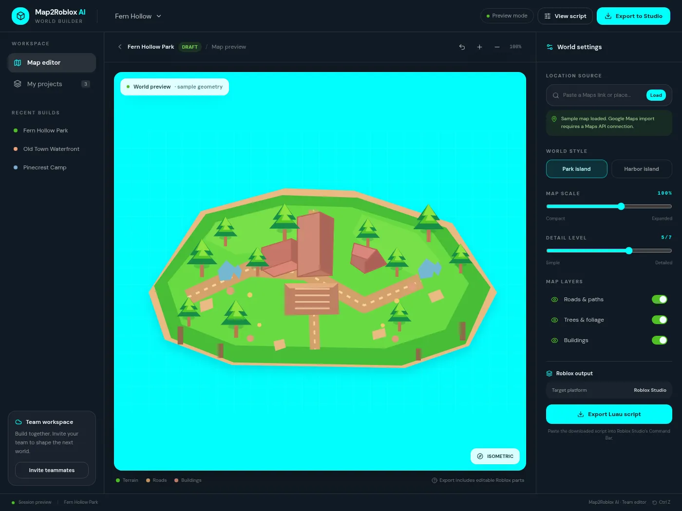 Map2Roblox AI