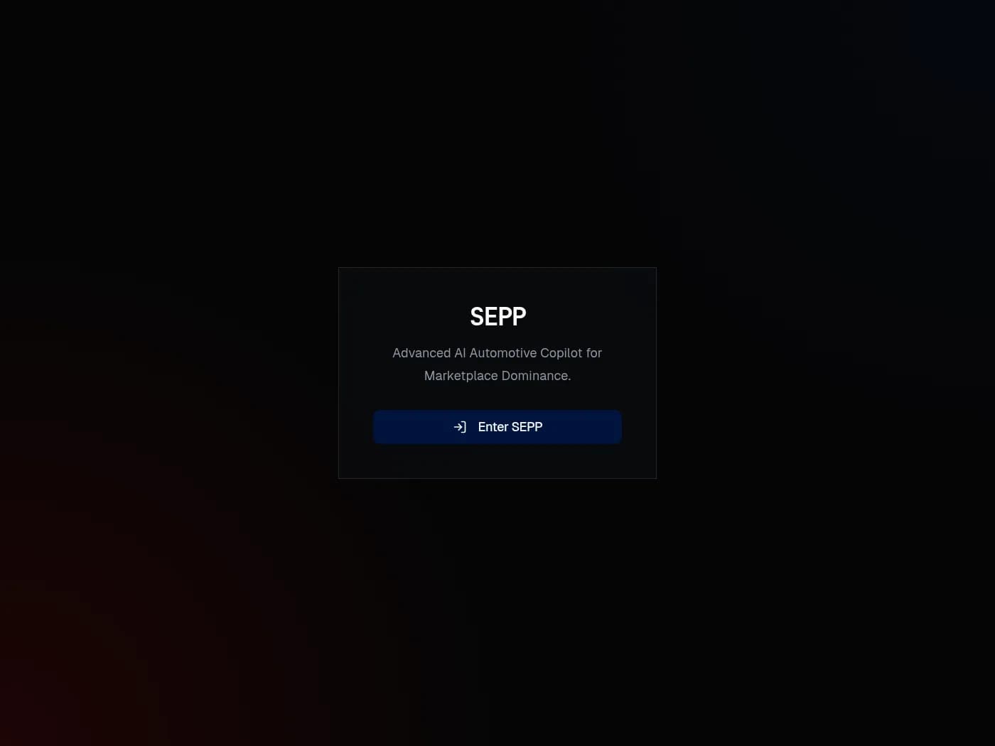 SEPP Auto Marketplace AI