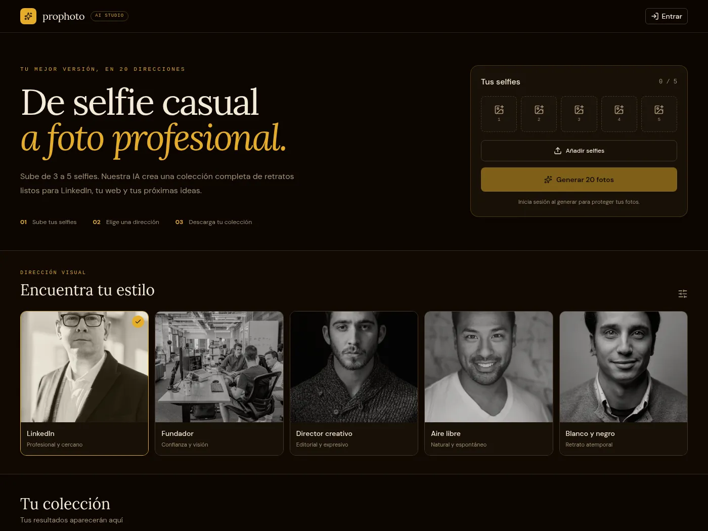 ProPhoto AI Generator