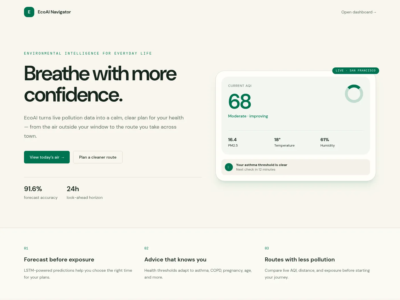 EcoAI Health Navigator
