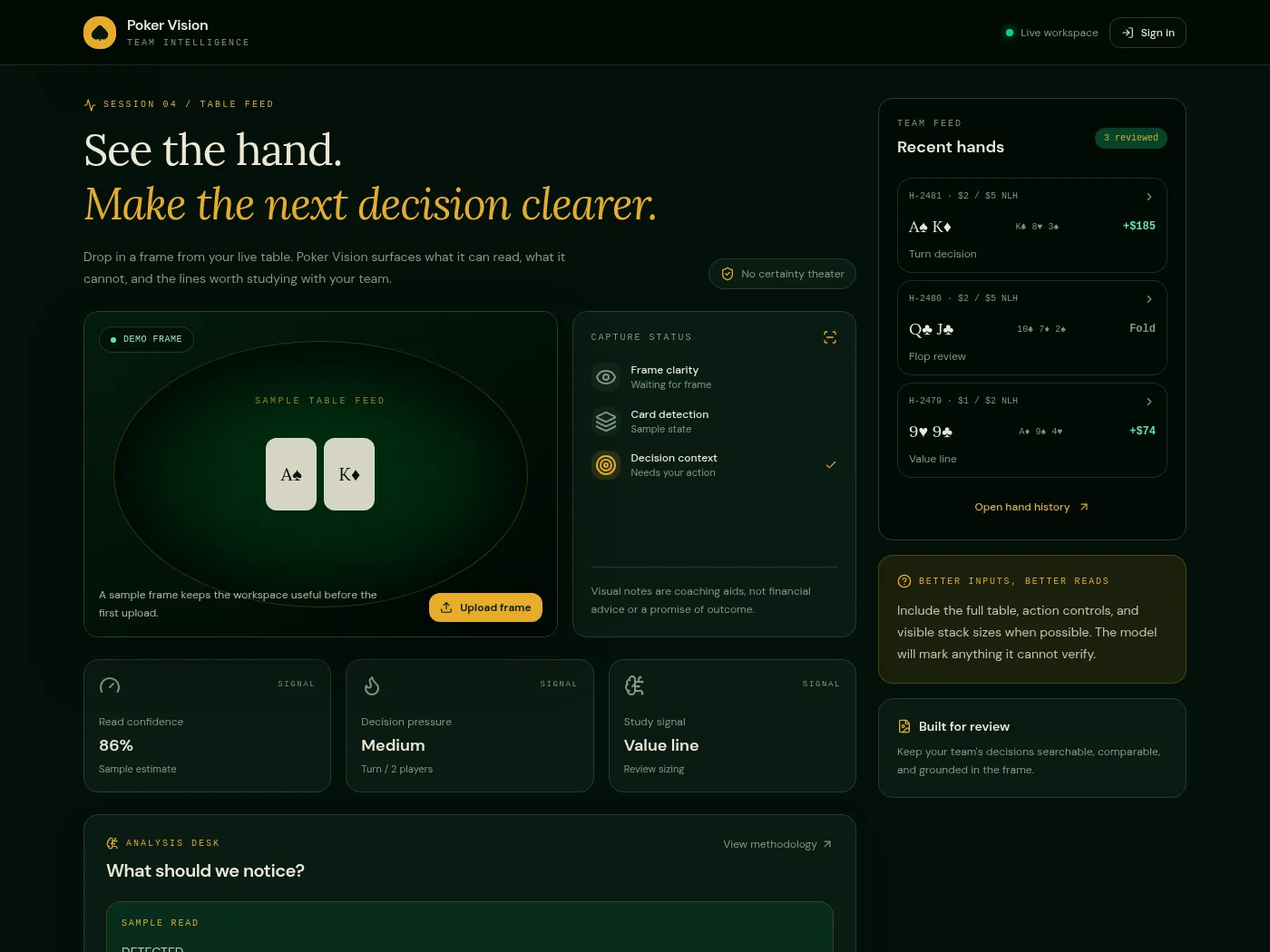 Poker Vision Assistant