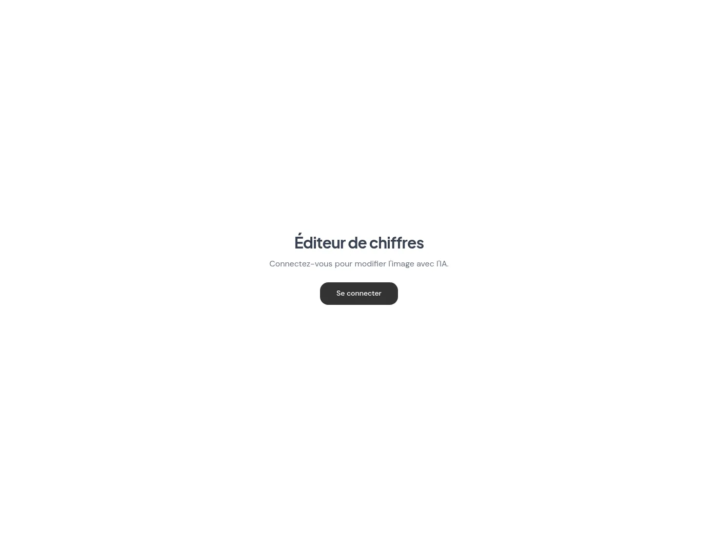 Image Digit Editor
