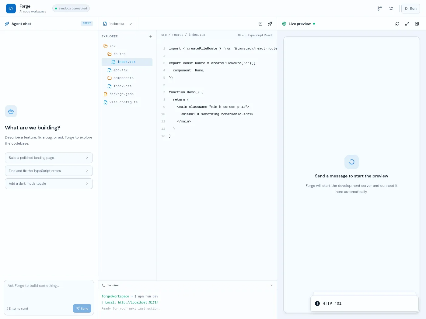 Cursor AI Code Workspace