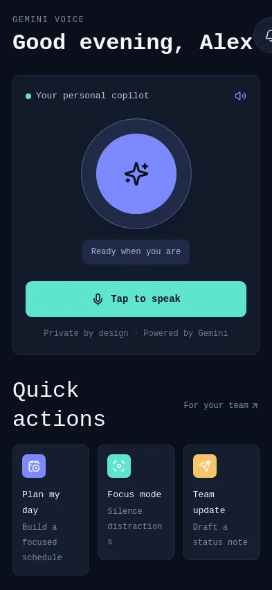 Gemini Voice Assistant