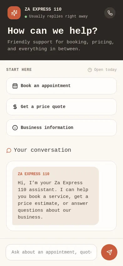 Za Express 110 CS Agent