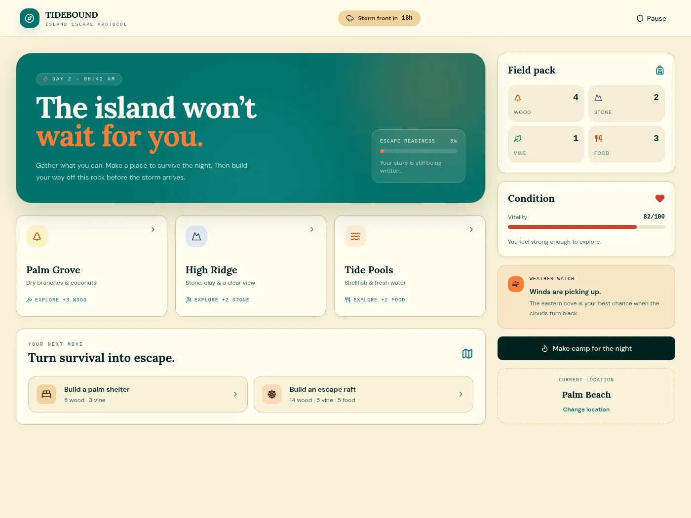 Island Escape Game