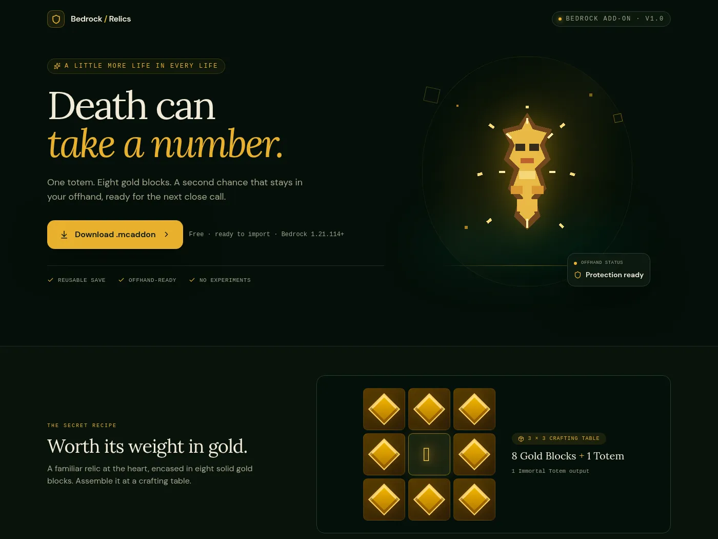 Immortal Totem Add-On