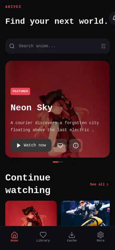 ANIVEX Anime App