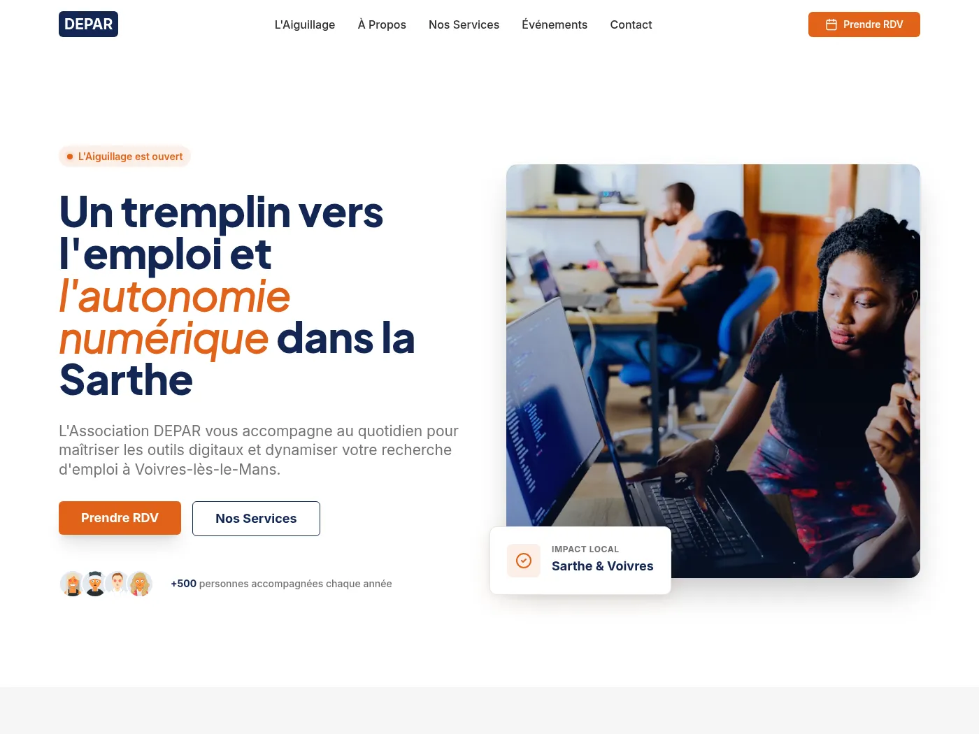 DEPAR Website Redesign