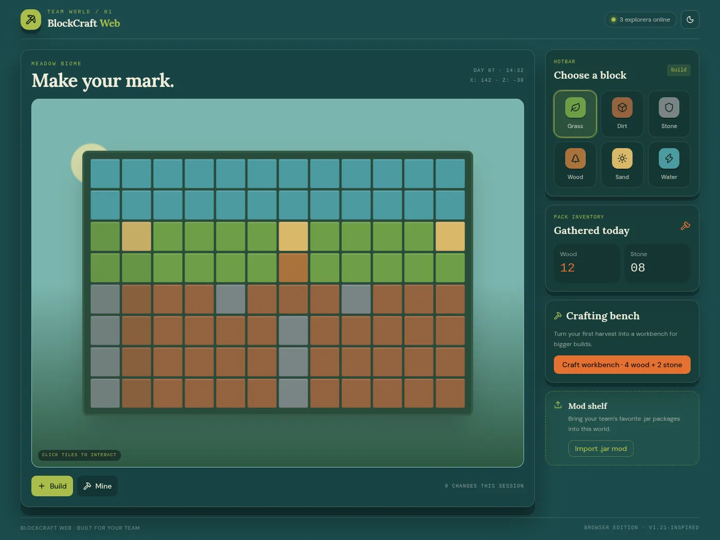 BlockCraft Web