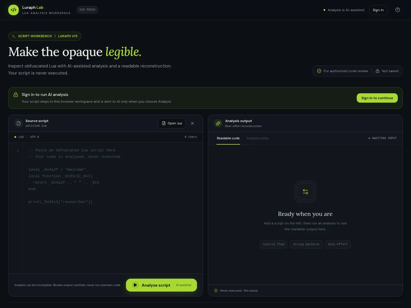 Luraph Deobfuscator Tool