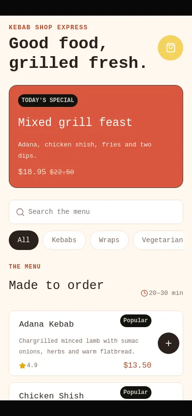 Kebab Shop Express