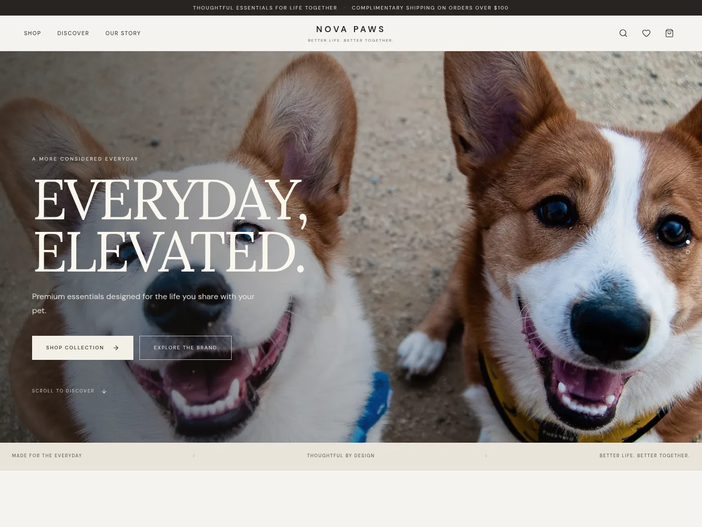 NOVA PAWS E-Commerce