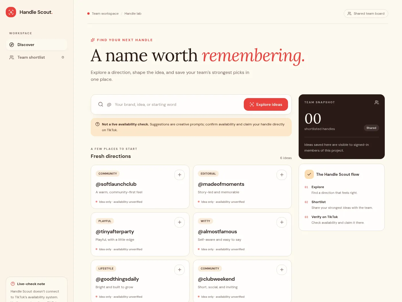 TikTag Username Finder
