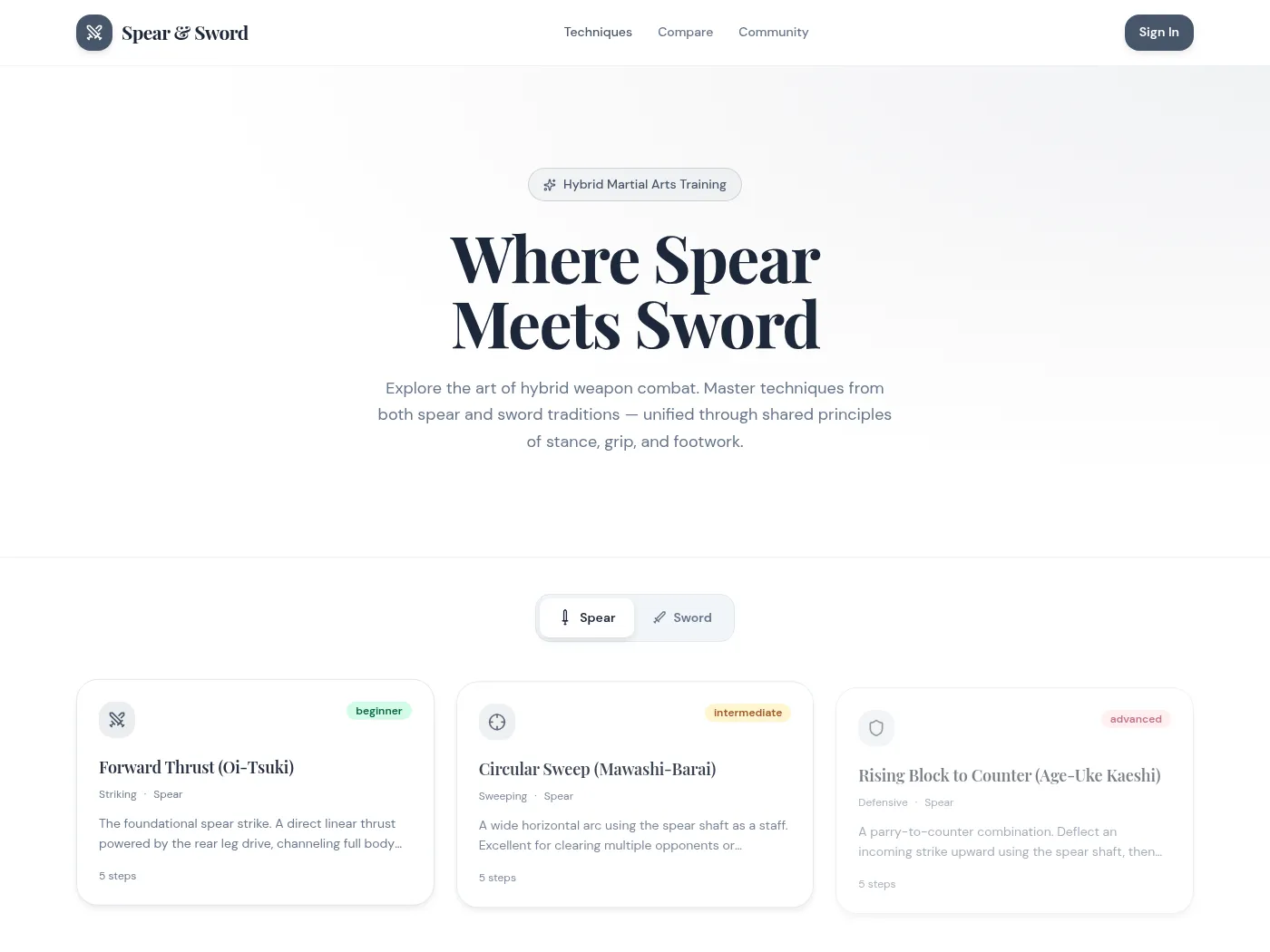 Spear Fencing App