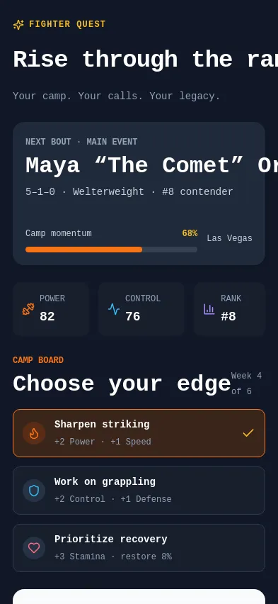 MMA Fighter Quest