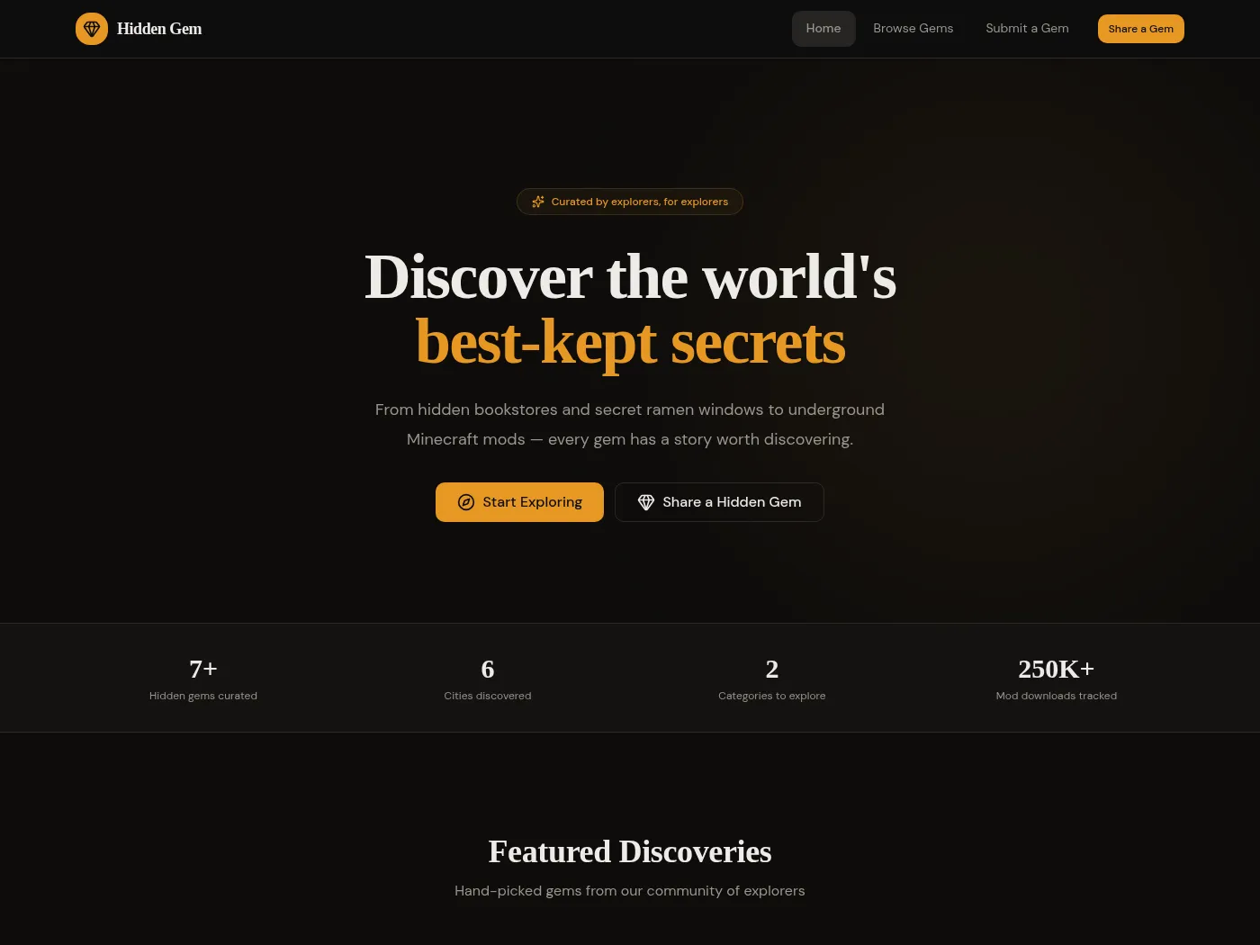 Hidden Gem Finder