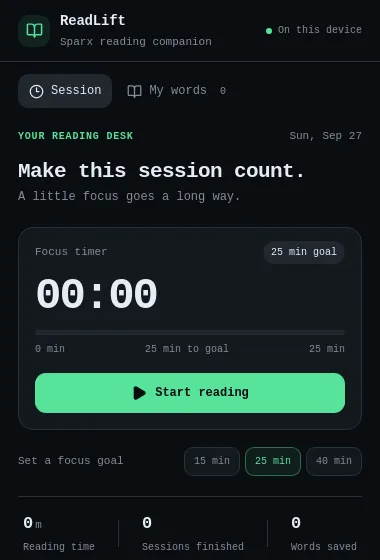 Sparx Reader Assistant