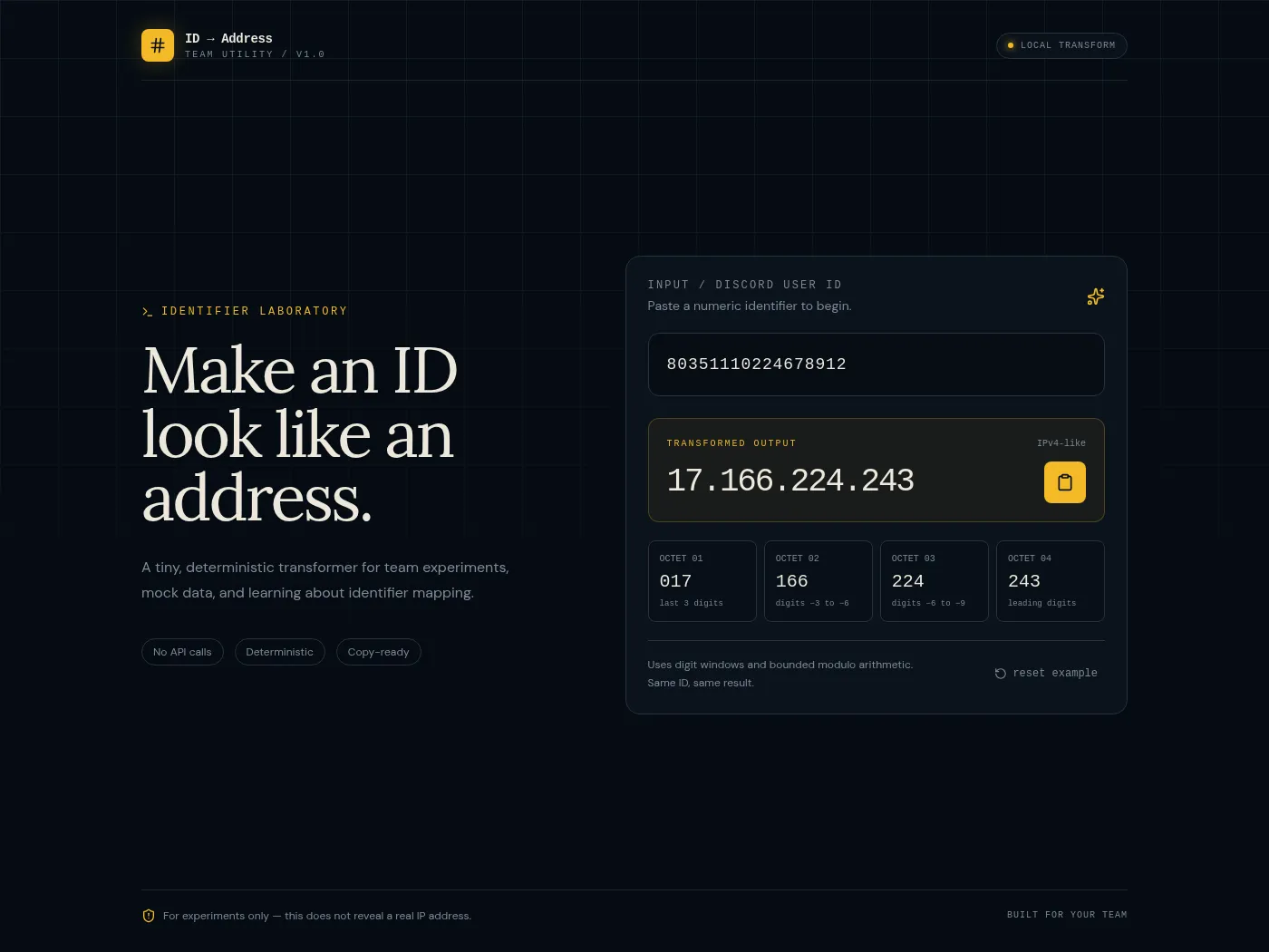 Discord ID Transformer