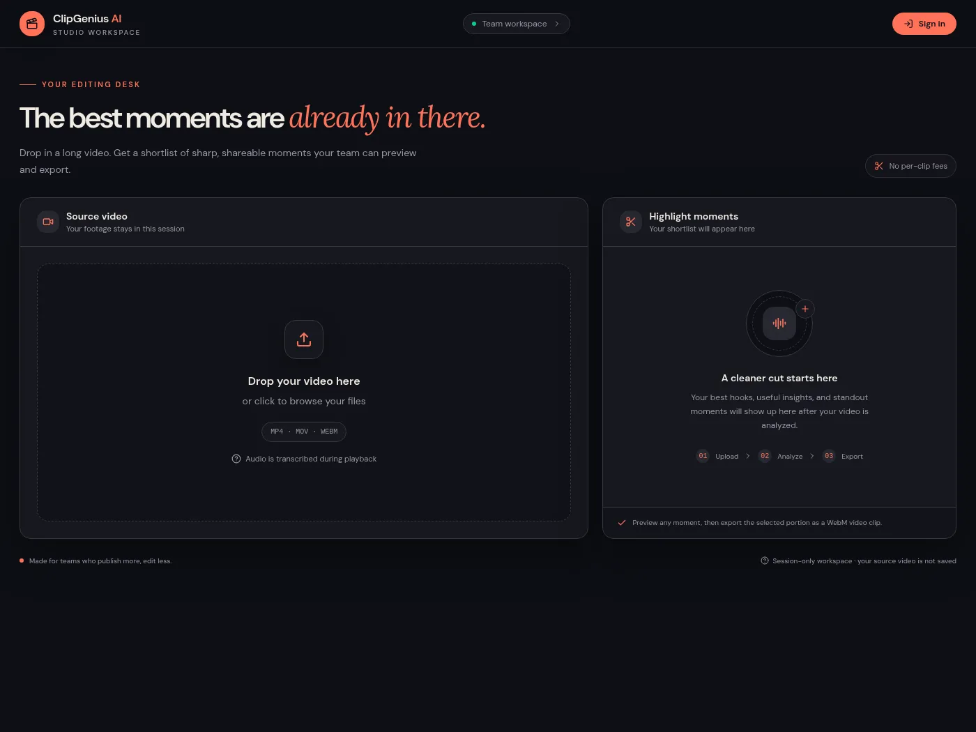 ClipGenius AI