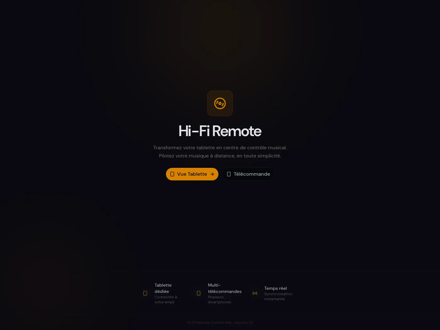 Hi-Fi Remote Control Hub