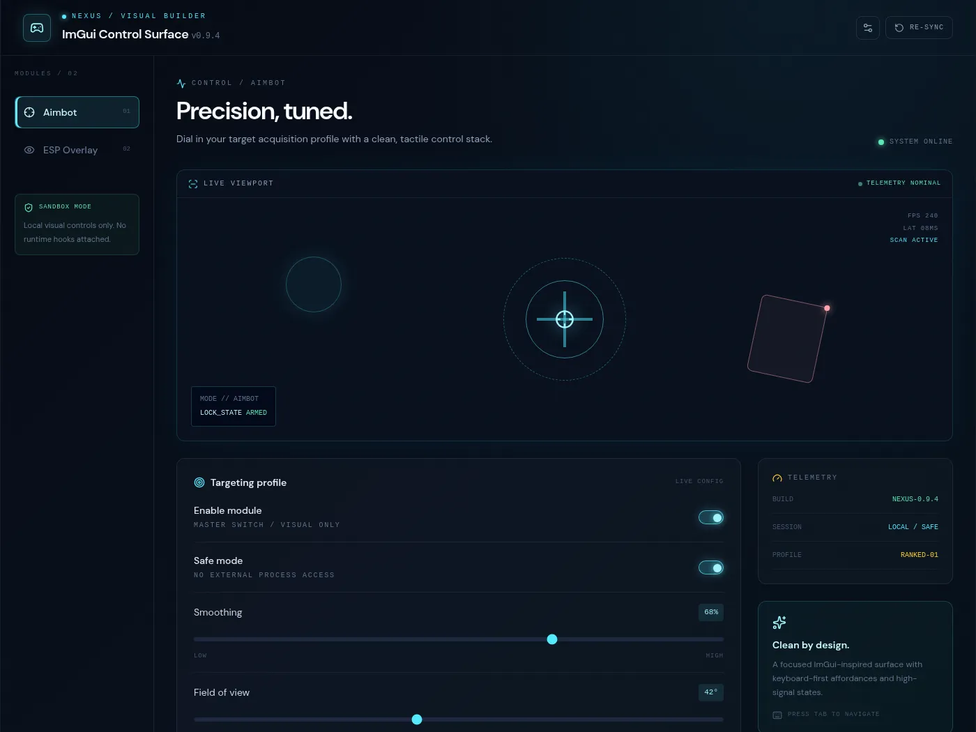 ImGui Visual Builder