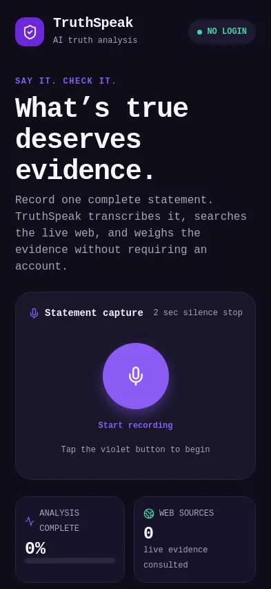 TruthSpeak Analyzer