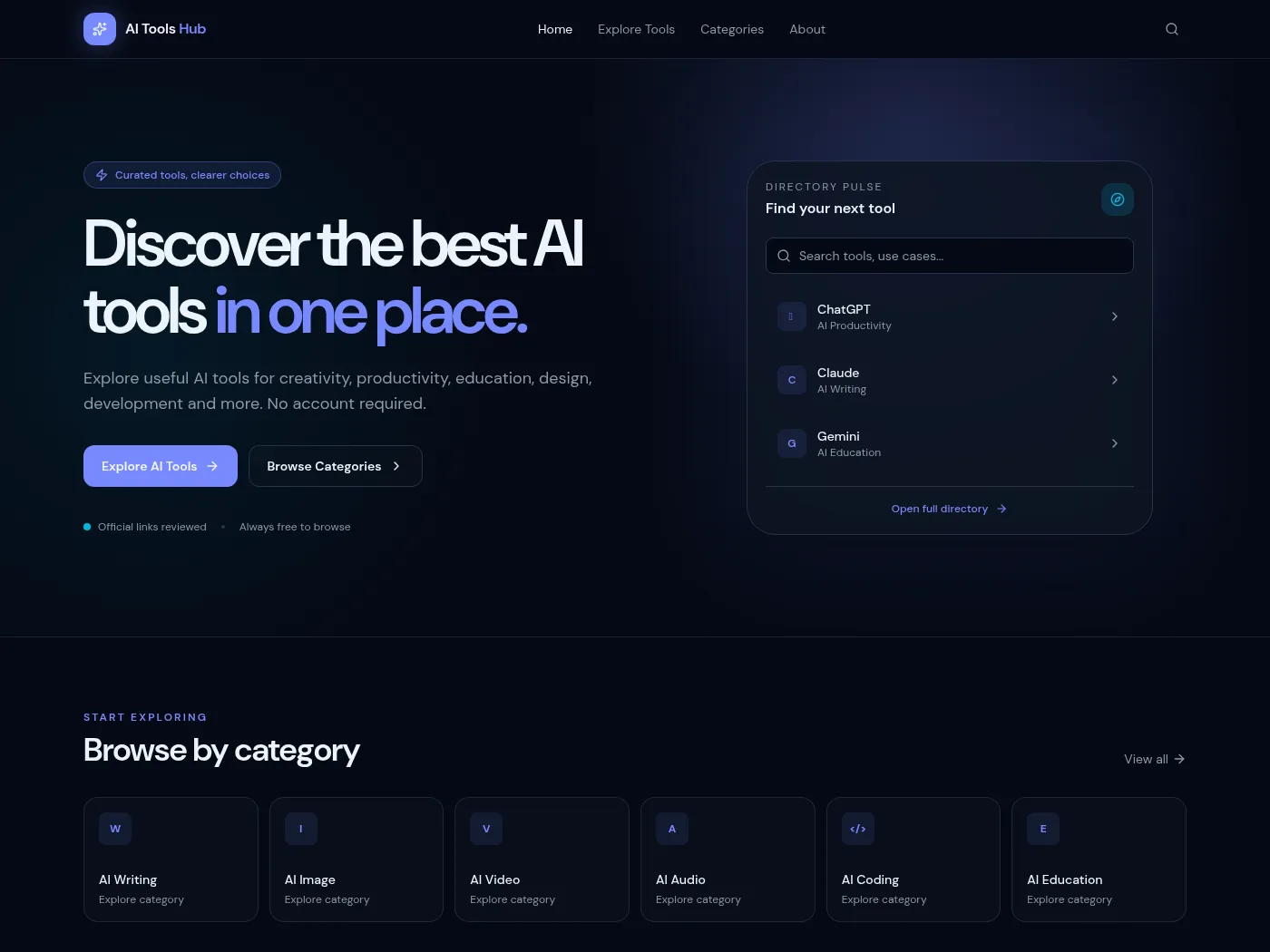 AI Tools Hub