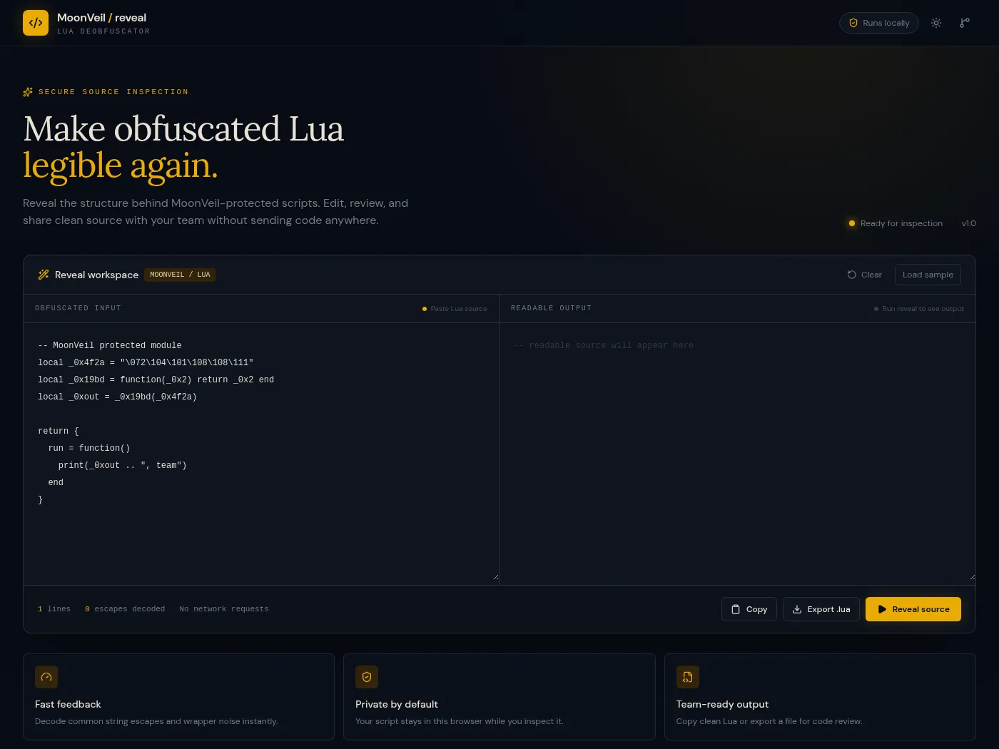 Lua Deobfuscator Pro