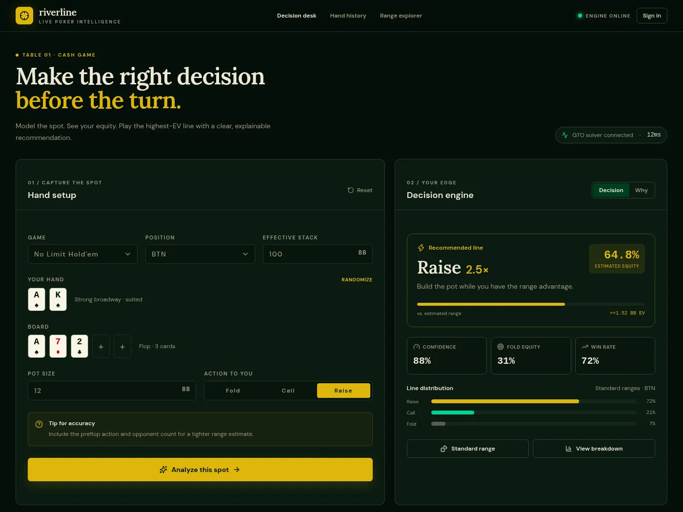 Live Poker AI Assistant