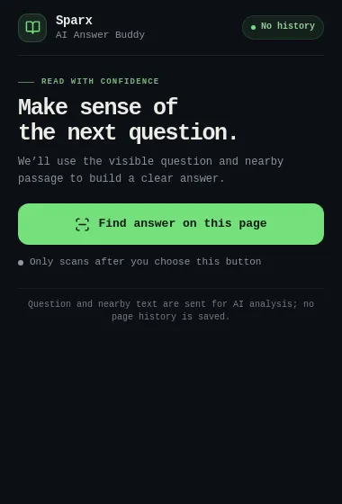 Sparx AI Answer Buddy