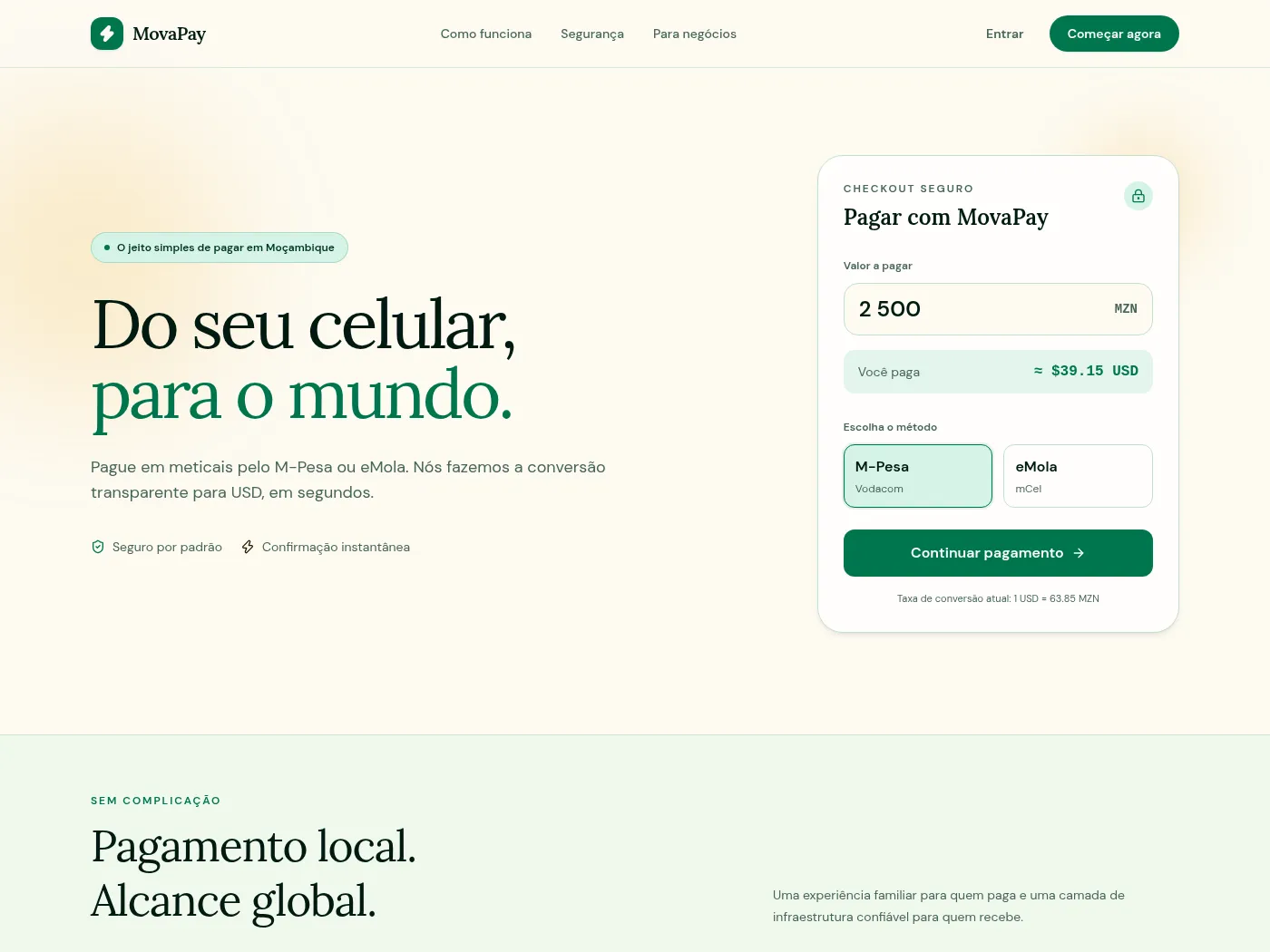 Mozambique Pay Gateway