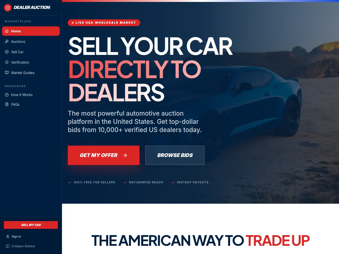 Dealer Auction Web Platform